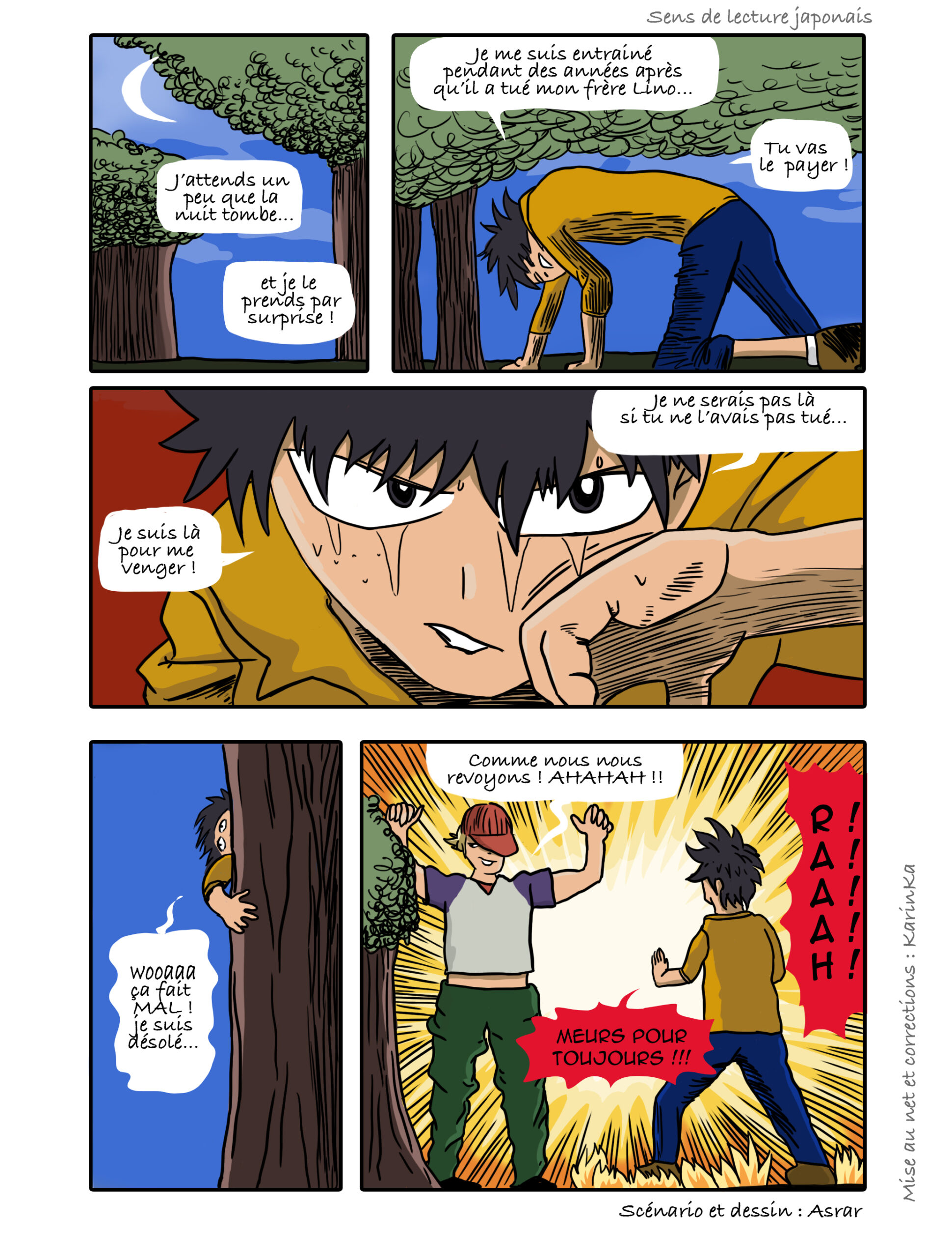 Des planches BD réalisées par les élèves – Collège Jacques DUCLOS